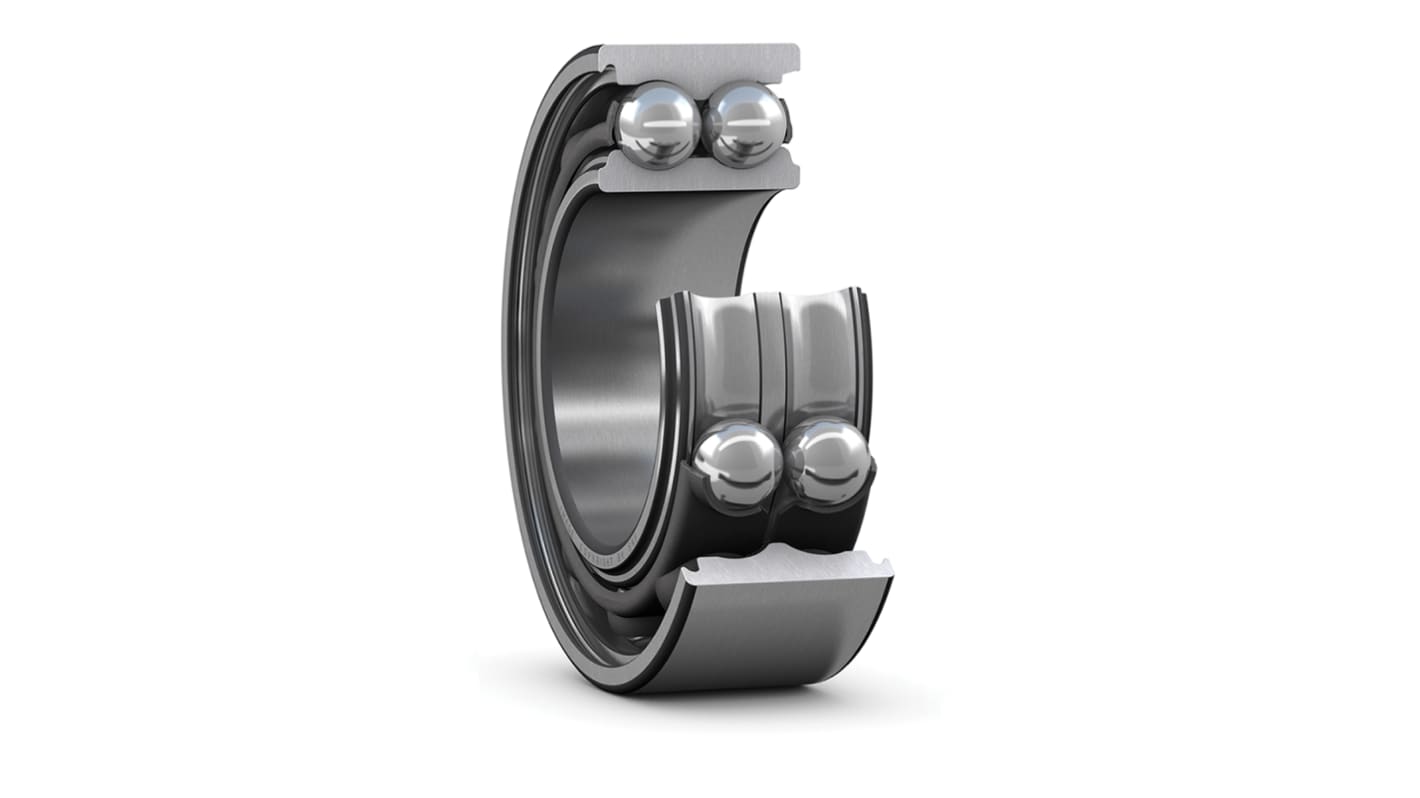 SKF 3311 A Double Row Angular Contact Ball Bearing- Open Type 55mm I.D ...