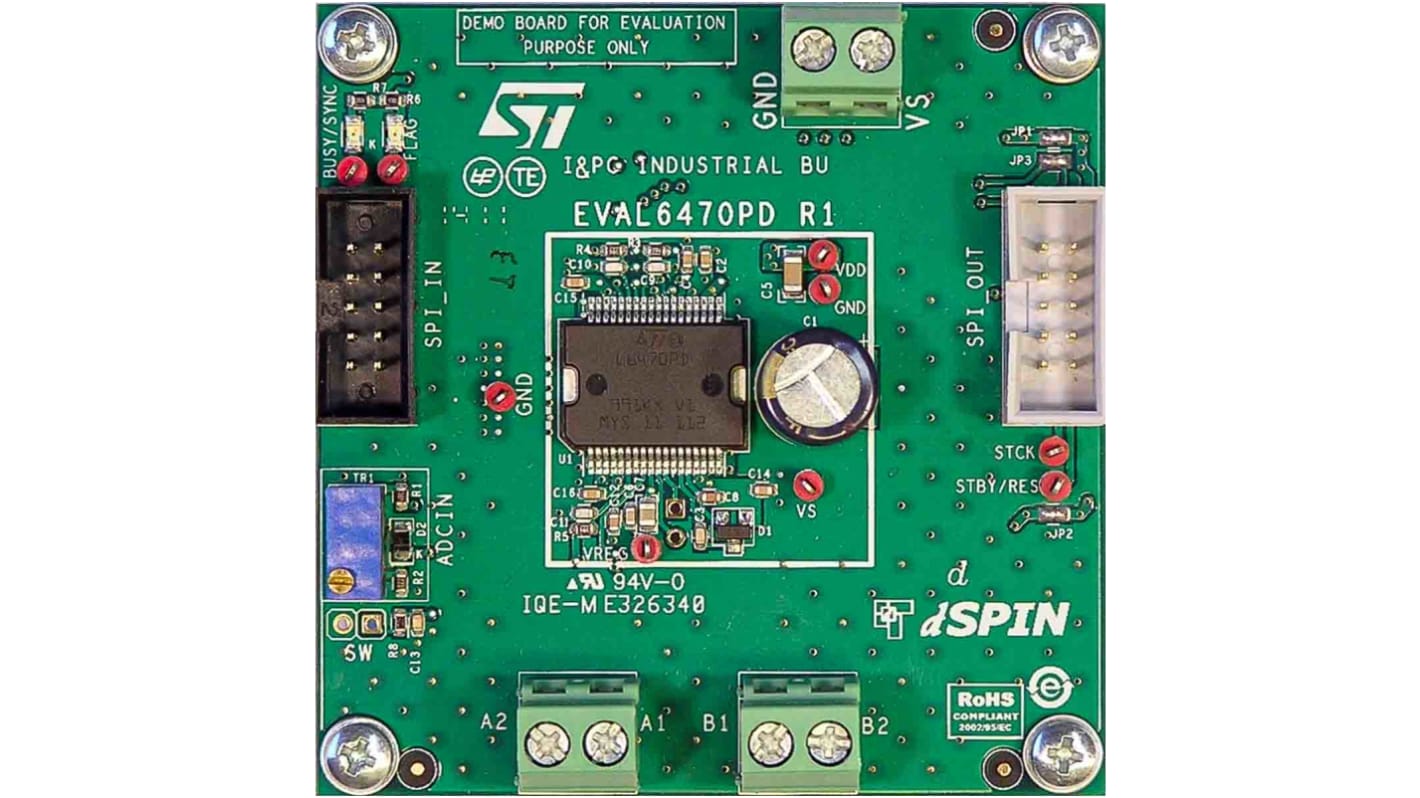 EVAL6470PD | STMicroelectronics Demonstration Board for L6470 for ...