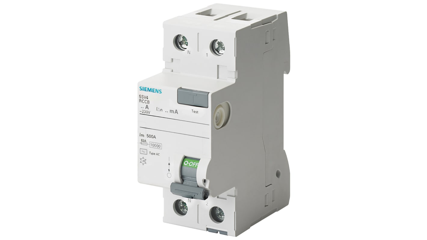 5SV43120KL | Siemens RCBO Sentron 5SV4 FI/LS-Schalter 25A, 2-polig Typ ...