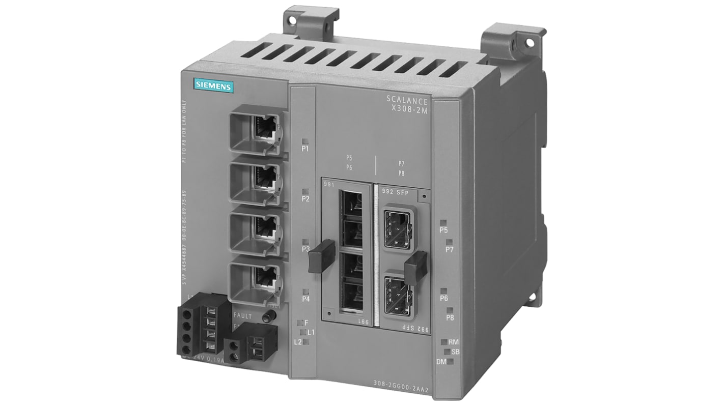 6GK53082GG002AA2 | Siemens ET200 PRO, SIMATIC DP Series PLC I/O Module ...