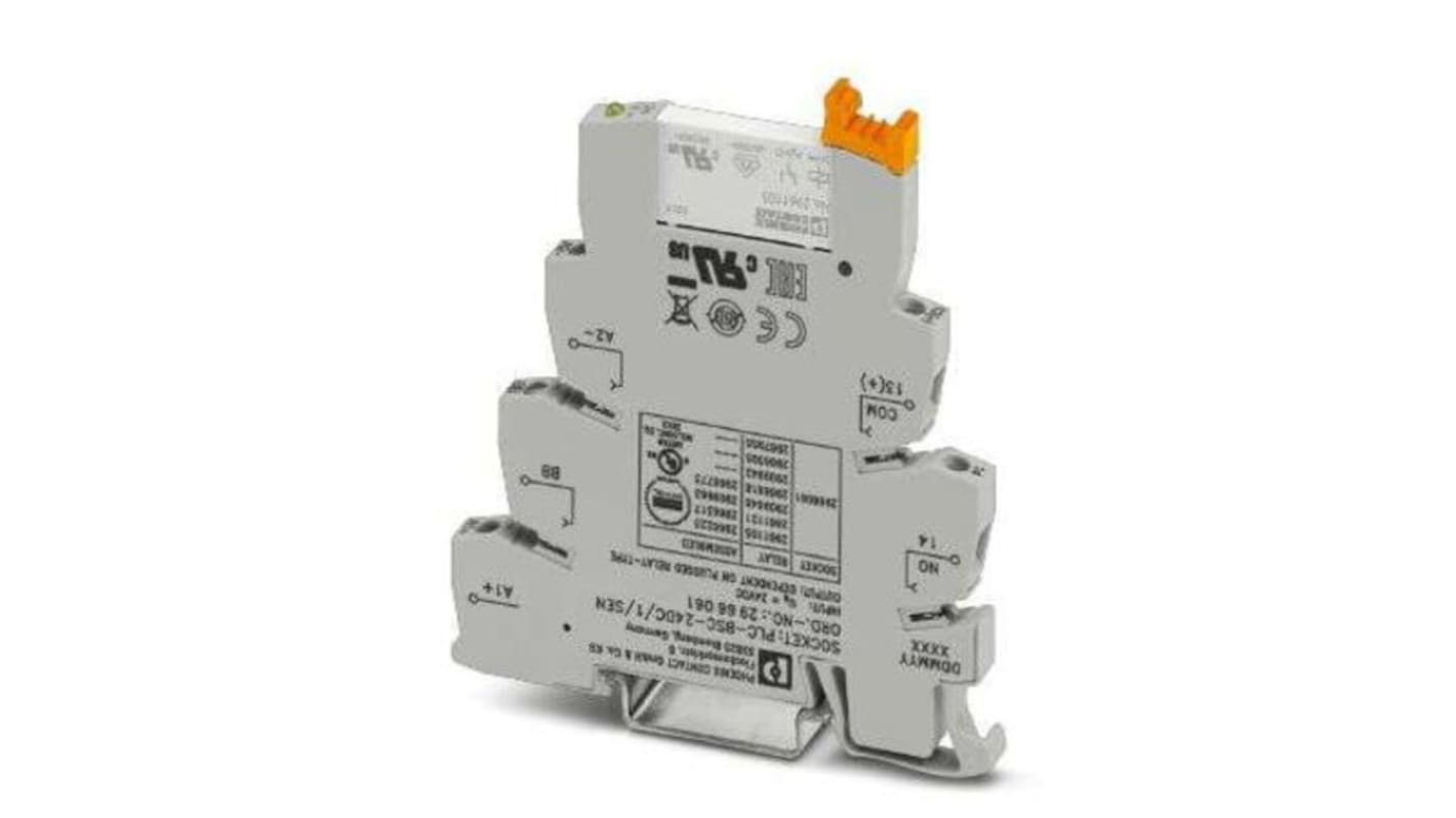 2966223 | Phoenix Contact PLC Series Interface Relay, DIN Rail Mount ...