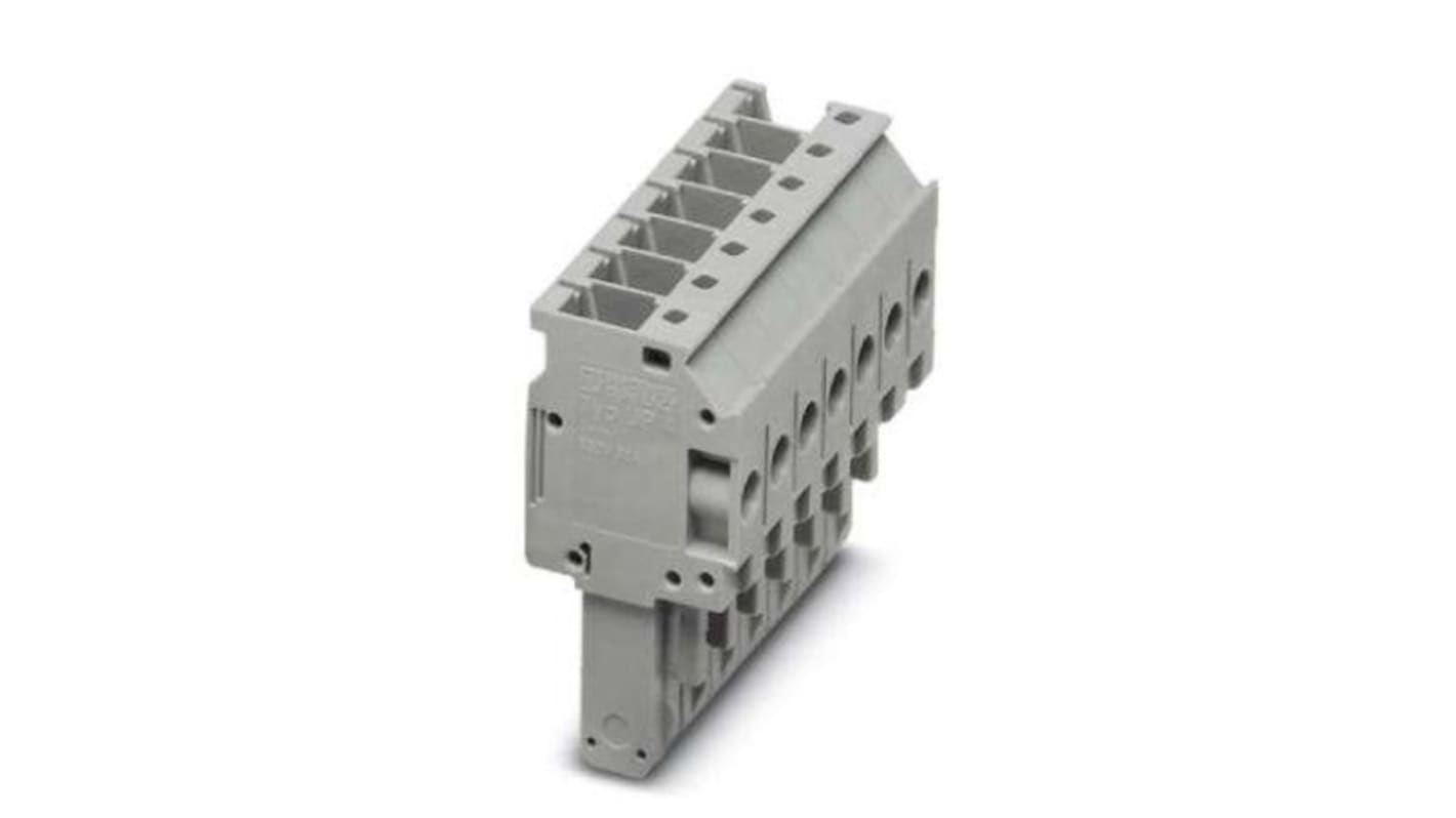 3060173 | Phoenix Contact 7 Way Pluggable Terminal Block, Plug, DIN ...