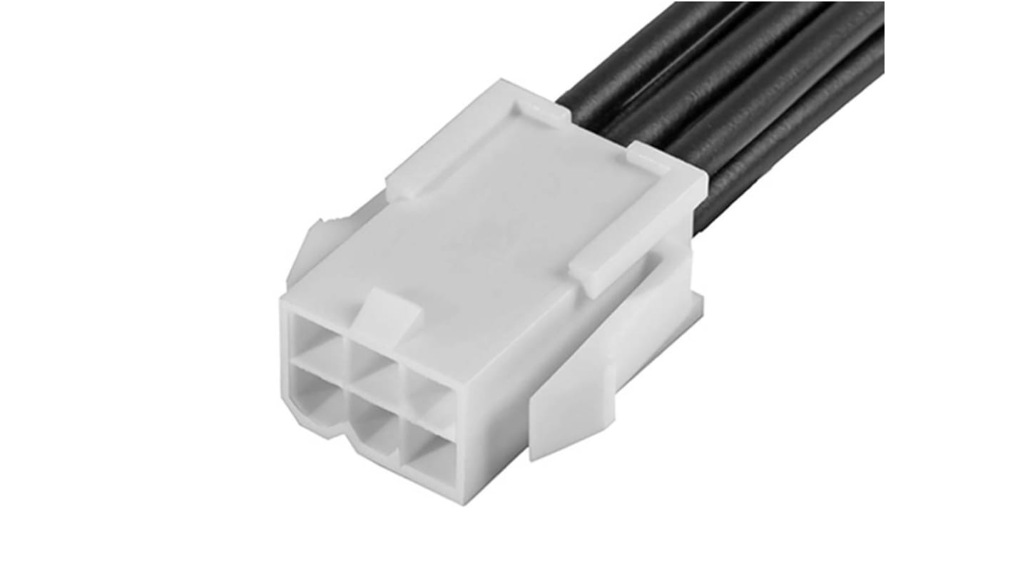 215325-2061 | Molex 6 Way Female Mini-Fit Jr. to 6 Way Female Mini-Fit Jr. Wire to Board Cable ...