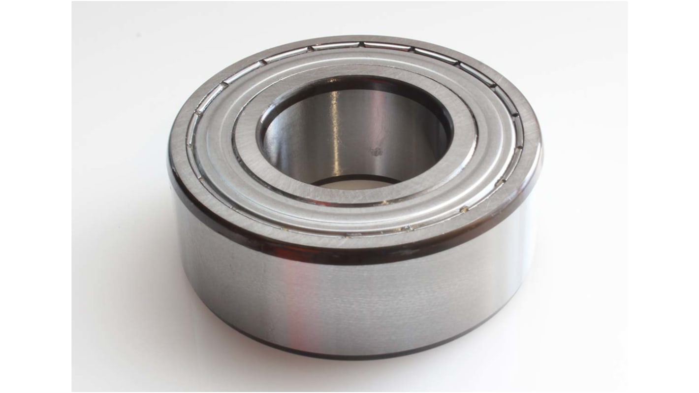 RS PRO 3206A-2Z Double Row Angular Contact Ball Bearing- Both Sides ...