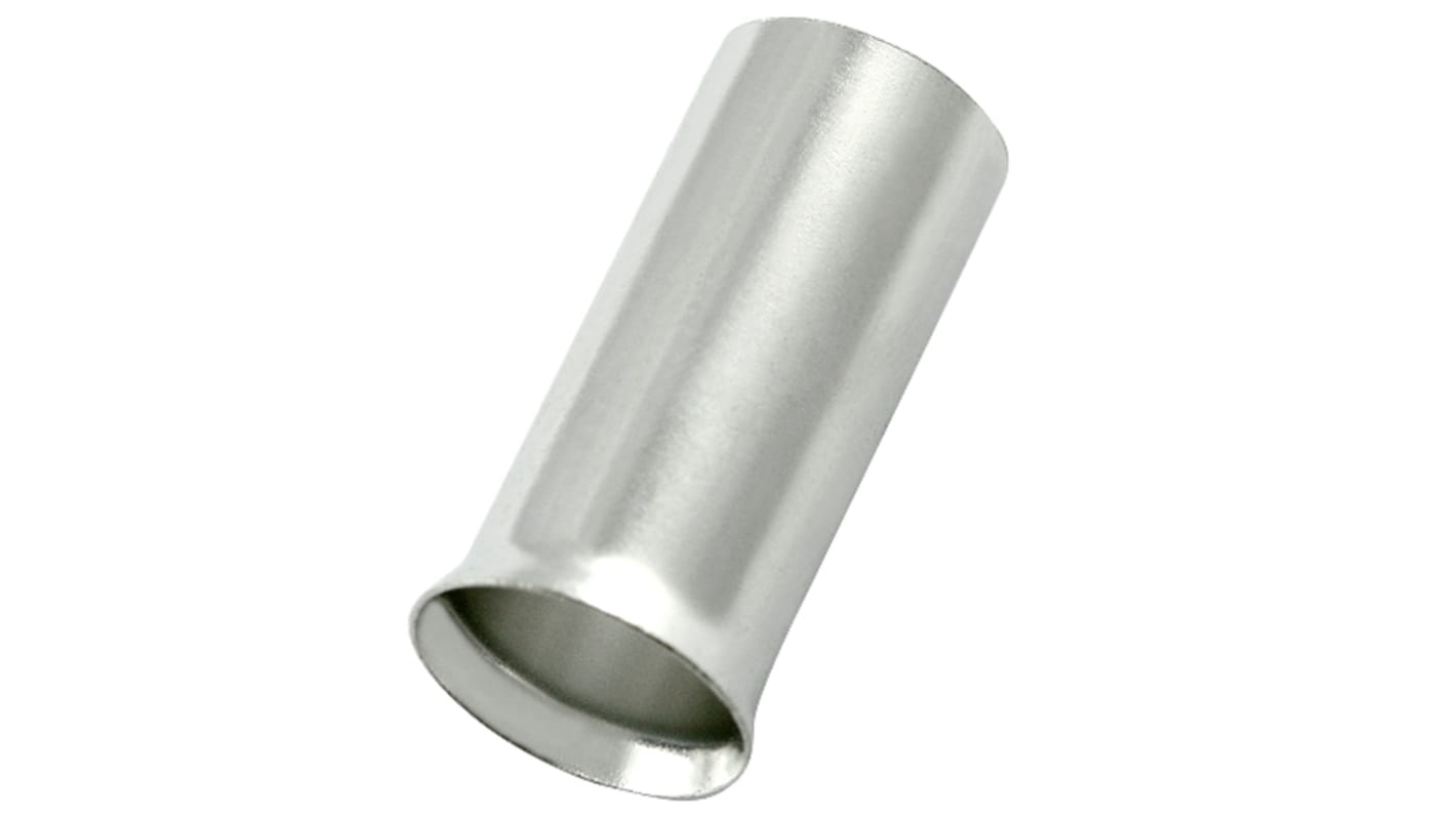 RS PRO Crimp Bootlace Ferrule, 15mm Pin Length, 7.5mm Pin Diameter ...