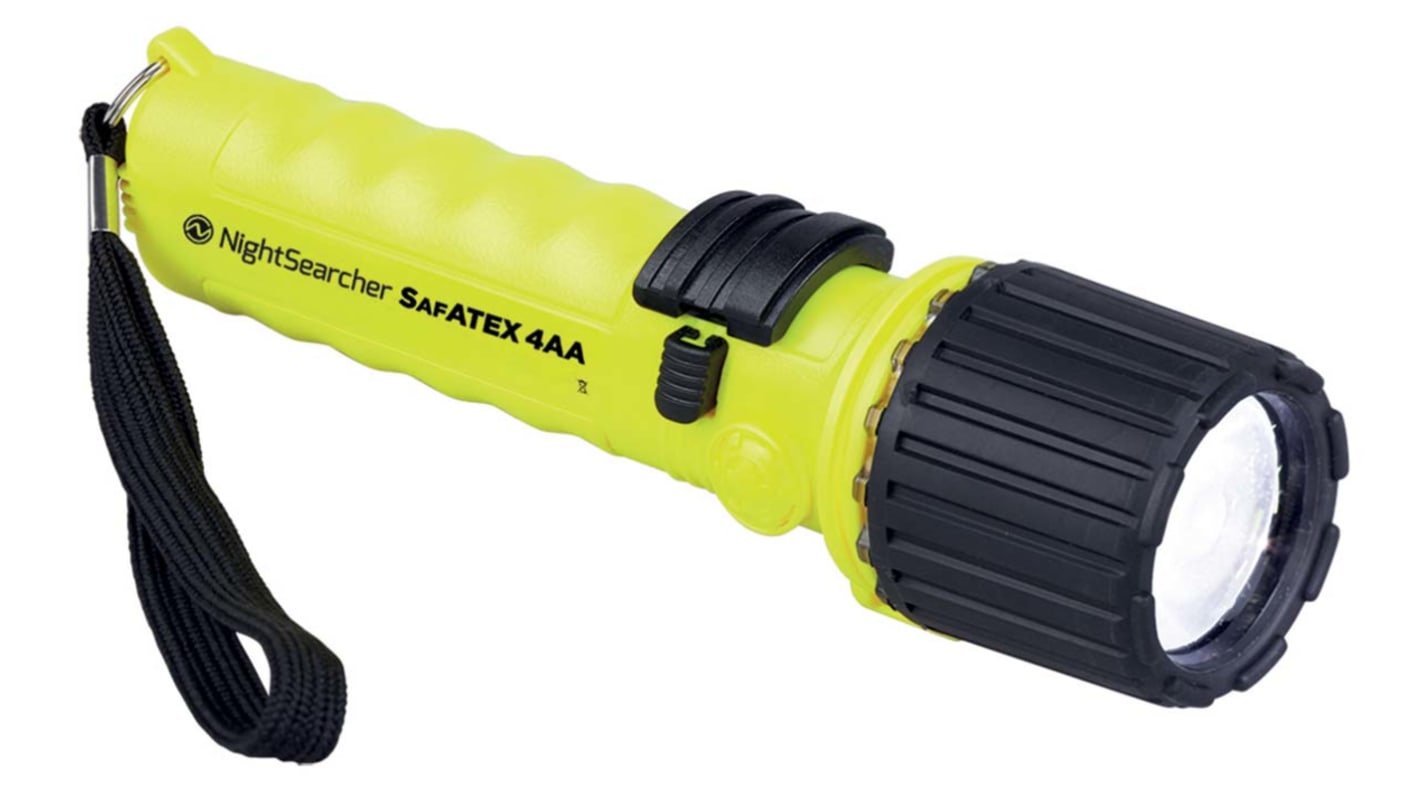 NSSAFA-FLA-4AA | Nightsearcher ATEX, IECEx LED Torch 185 lm | RS