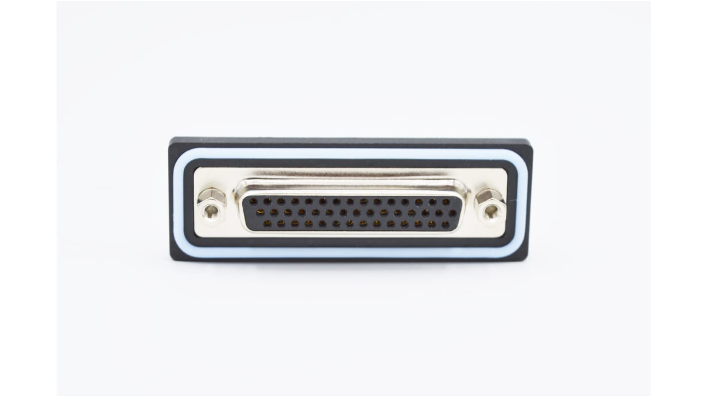 HDF-R44-213L461 | Norcomp HDF 44 Way Right Angle Solder D-sub Connector Socket, 2.29mm Pitch ...
