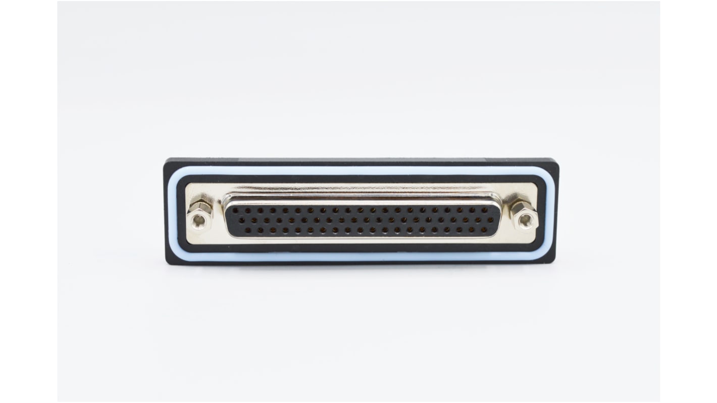 HDF-R62-213L011 | Norcomp HDF 62 Way Right Angle Solder D-sub Connector Socket, 2.41mm Pitch ...