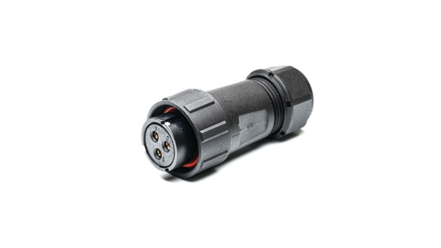 RS PRO Circular Connector, 3 Contacts, Cable Mount, Socket, Female ...