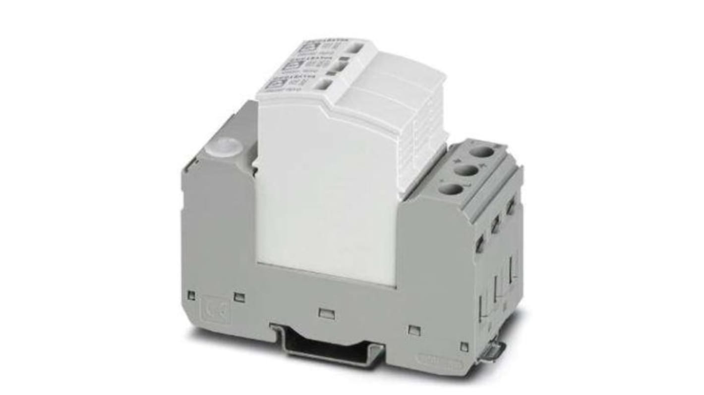 1033790 | Phoenix Contact 1 Phase Surge Protector, 40kA, DIN Rail Mount ...