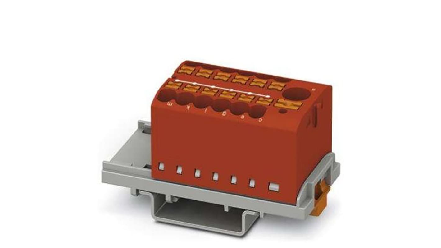 3273092 | Phoenix Contact Distribution Block, 13 Way, 4mm², 32A, 690 V ...