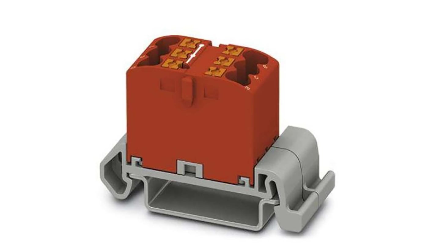3273136 | Phoenix Contact Distribution Block, 6 Way, 4mm², 32A, 690 V ...