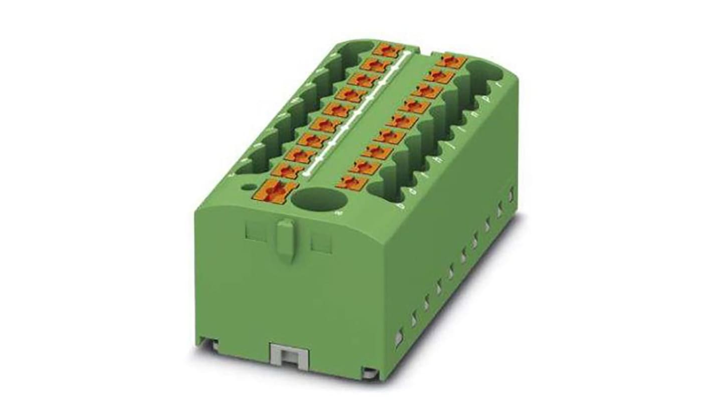 3273382 | Phoenix Contact Distribution Block, 19 Way, 4mm², 24A, 450 V ...