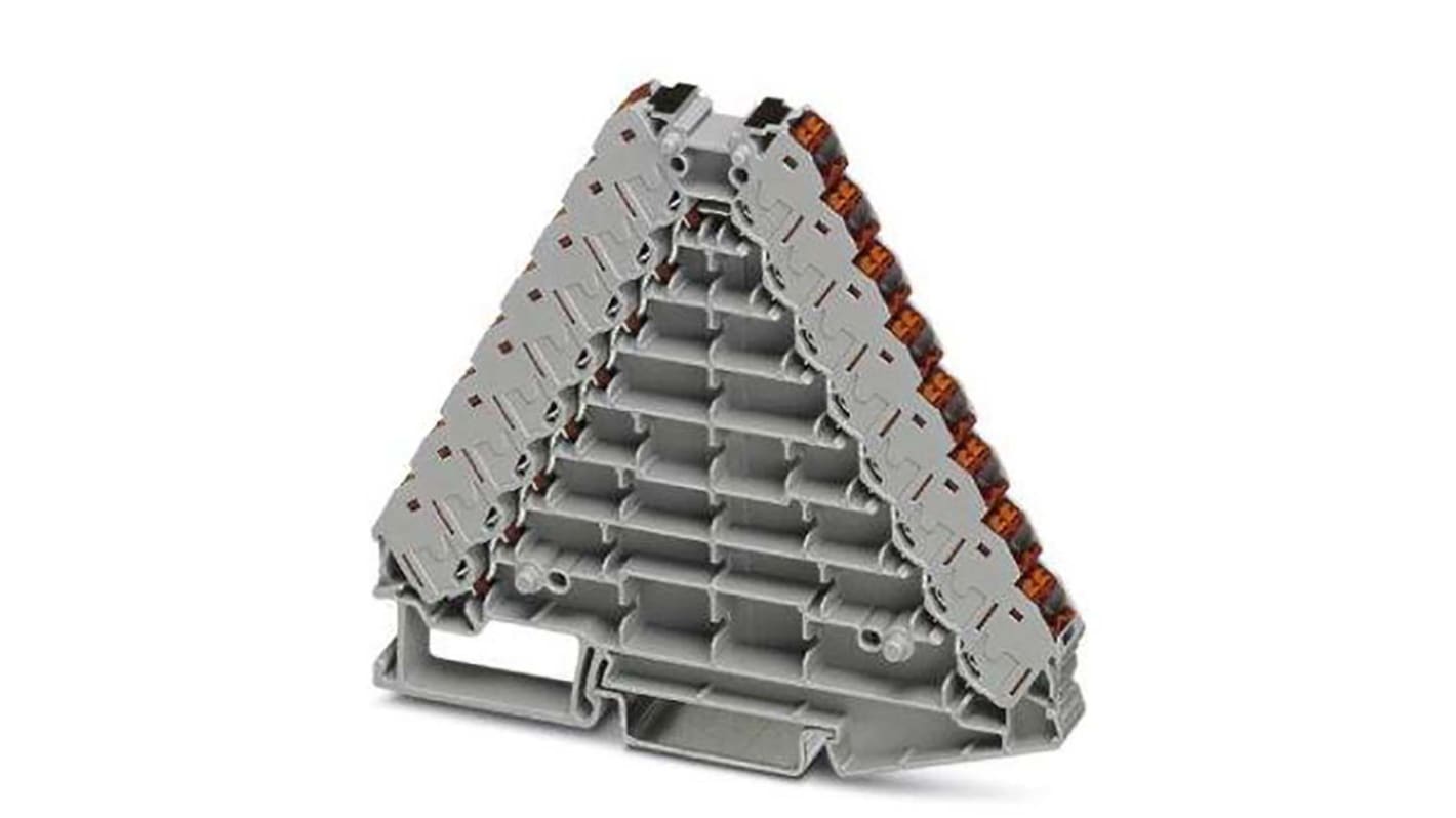 3270248 | Phoenix Contact PTRV 8-PV /RD Series Grey DIN Rail Terminal ...