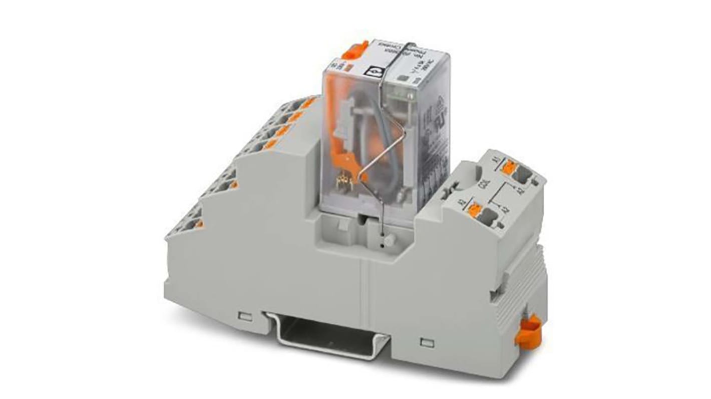 1021766 | Phoenix Contact Interface Relay, DIN Rail Mount, 230V ac Coil ...