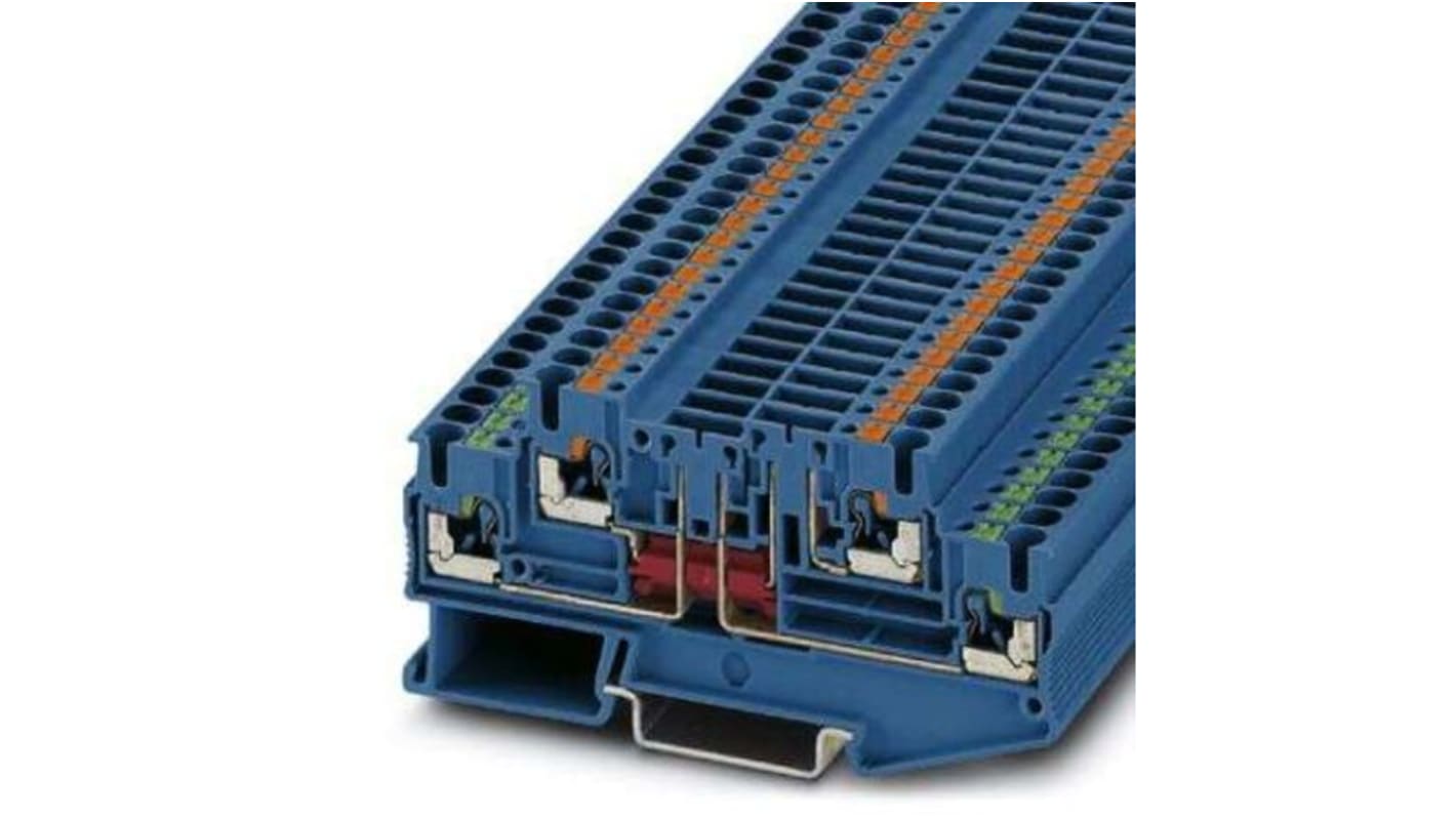3210269 | Phoenix Contact PTT 2.5-2TG BU Series Blue Disconnect ...