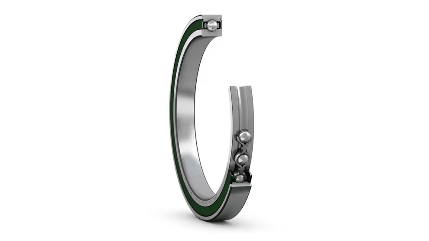 SKF 61810-2RZ Single Row Deep Groove Ball Bearing- Non Contact Seals On ...