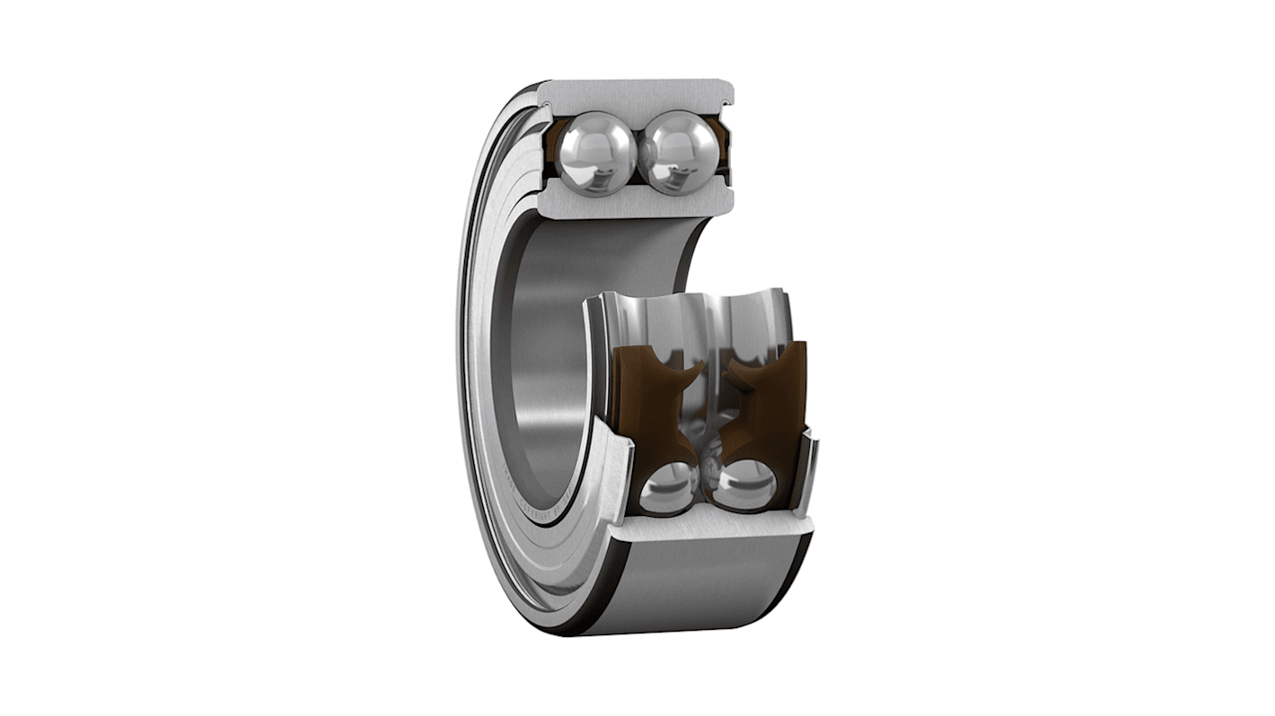 SKF 3207 A-2ZTN9/MT33 Double Row Angular Contact Ball Bearing- Both ...