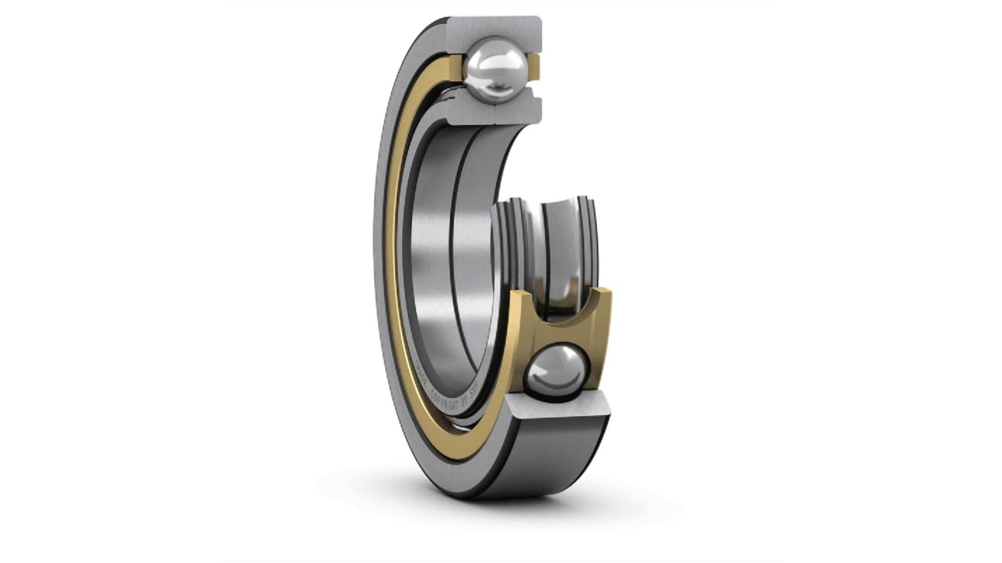 SKF QJ 314 MA Single Row Angular Contact Ball Bearing- Open Type 70mm I ...