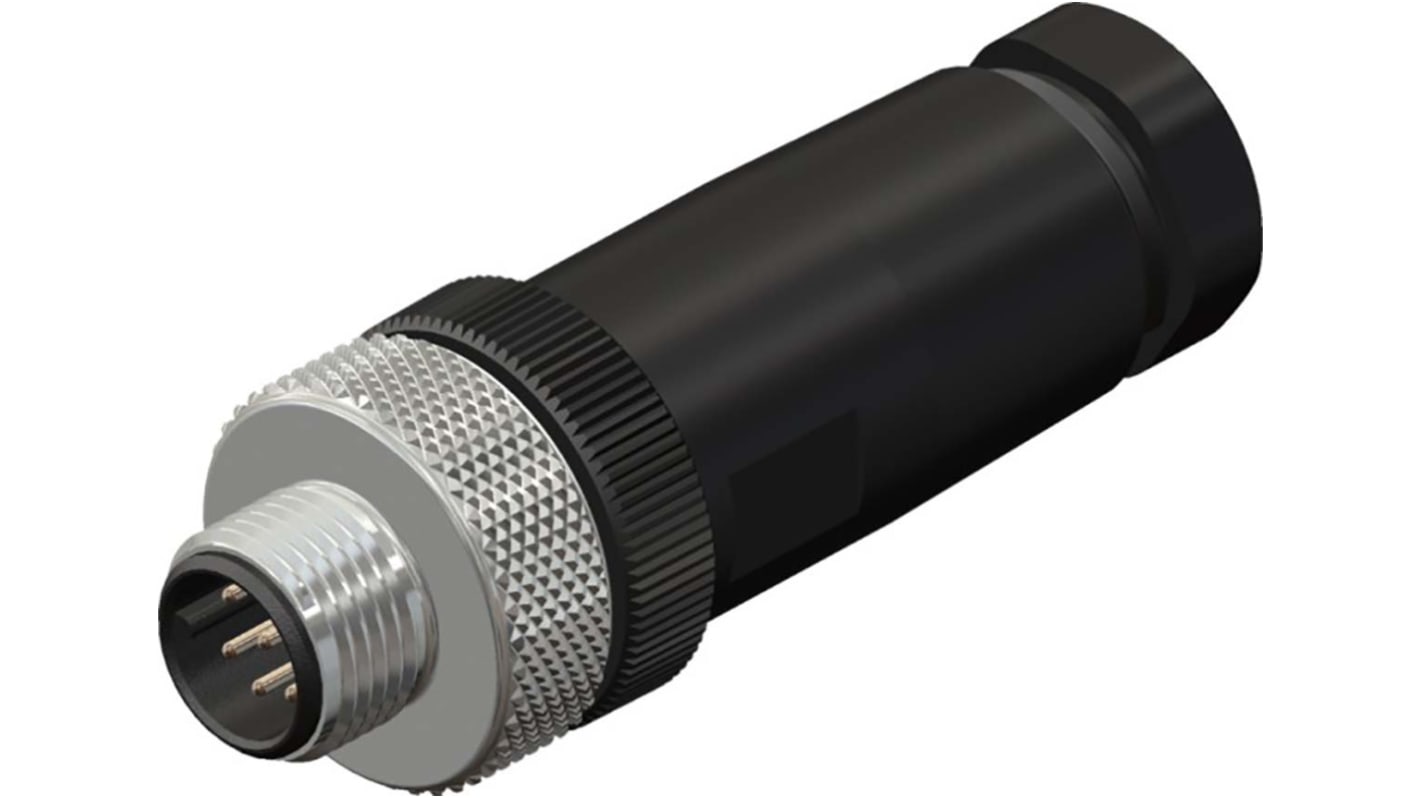 RS PRO Circular Connector, 8 Contacts, Cable Mount, M12 Connector, Plug ...