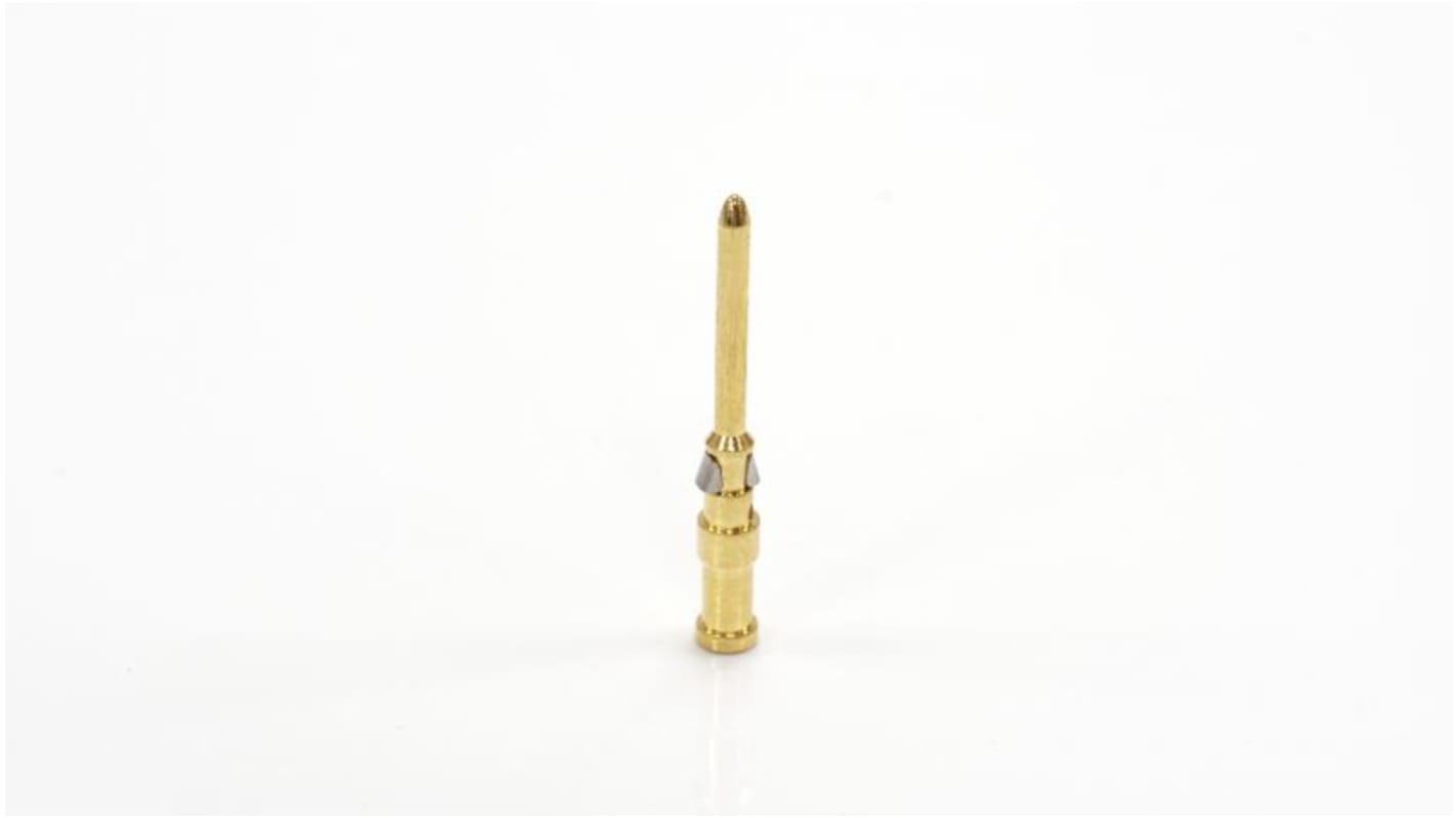 10 amp male crimp contacts AWG 18 - gol | RS