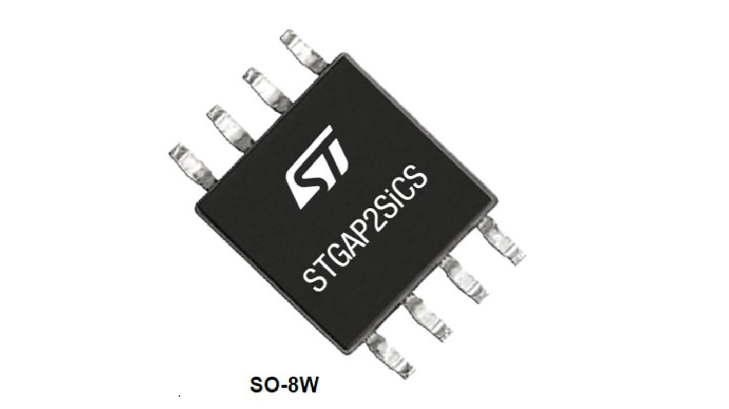 STMicroelectronics MOSFETドライバ 1チャンネル 4A 8-Pin したがって、 8 W です STGAP2SICSC ...