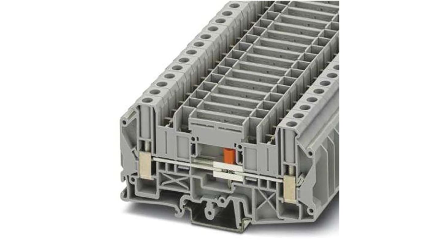 3072815 | Phoenix Contact UT Series UT 6-T/SP Terminal Block Connector ...