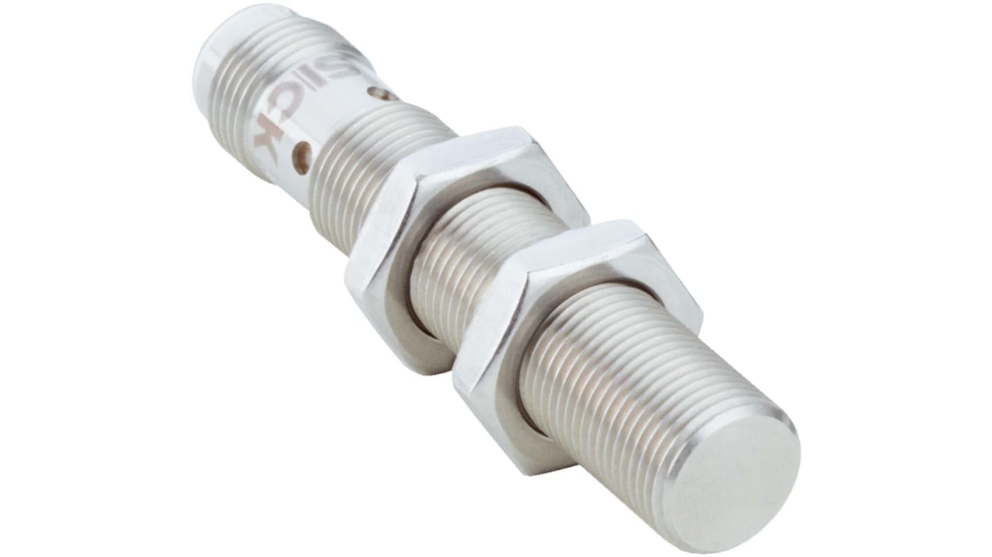 IMI12-04BPSNC0S | Sick Inductive Barrel-Style Proximity Sensor, M12 x 1, 4 mm Detection, PNP ...