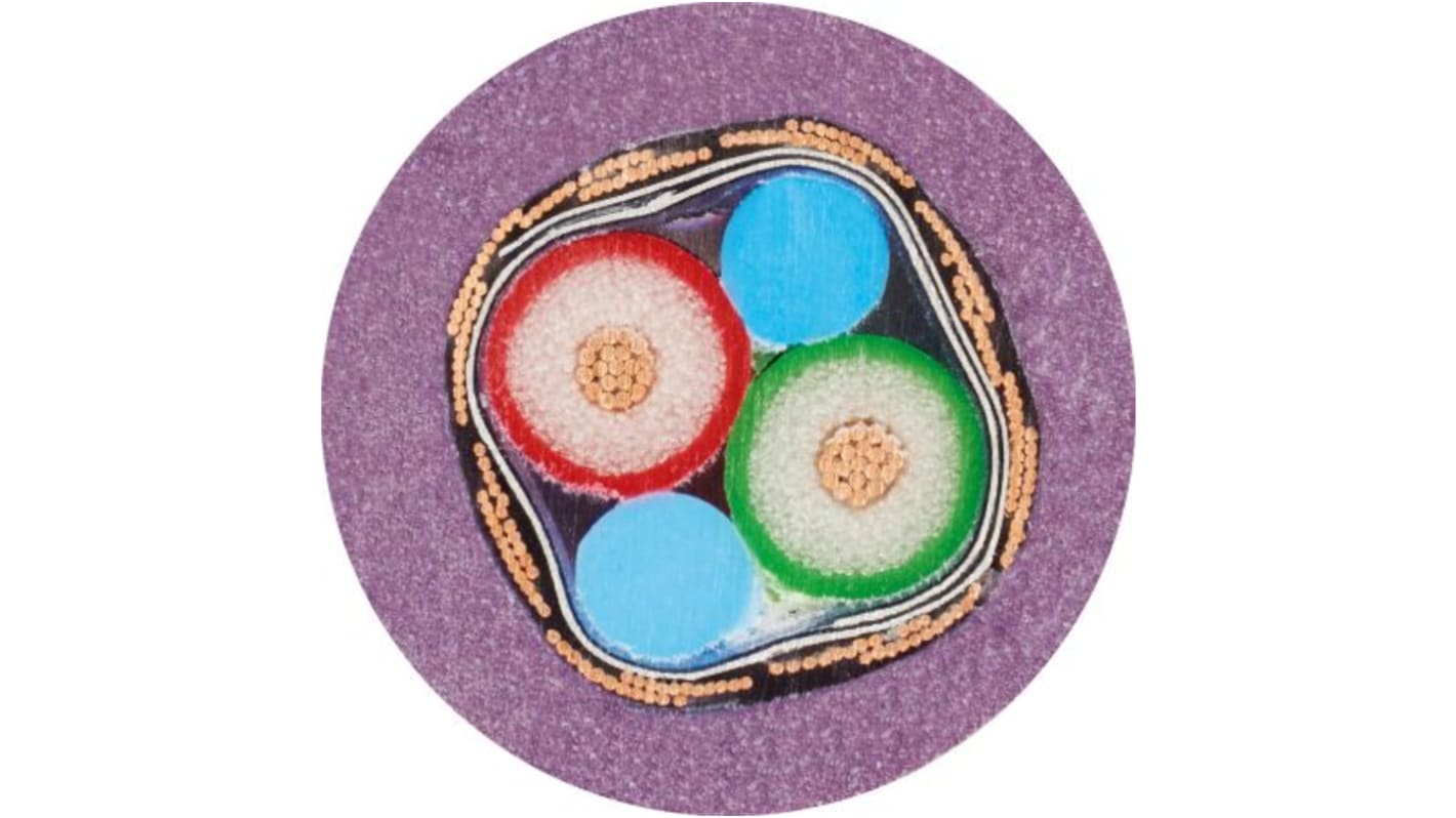 CFBUS.PUR.040 (50m) | Cable de datos apantallado Igus chainflex CFBUS.PUR de 4 núcleos, 0,25 mm² ...