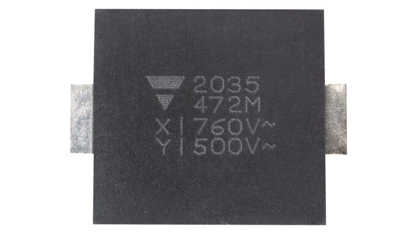 Vishay セラミックコンデンサ SMD Y1 シリーズ 4.7nF 760V ac SMDY1472MY5UDR | RS