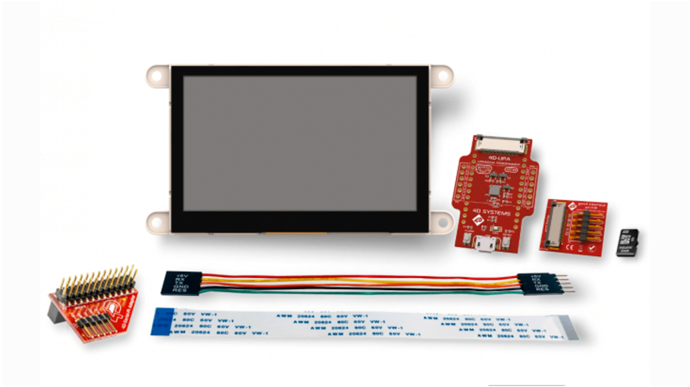 4D Systems SK-gen4-43DCT, gen4-HMI Display Module 4.3in Capacitive Touch Screen Starter Kit With ...