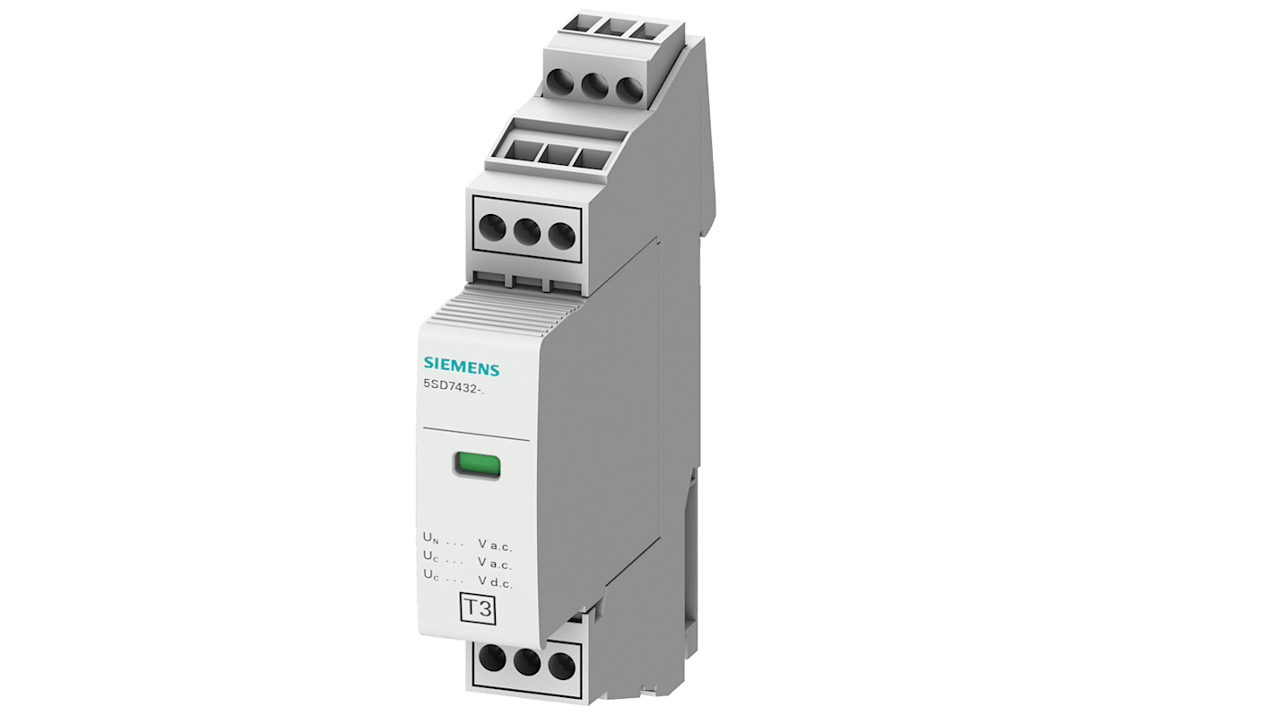5SD7432-7 | Siemens Surge Protector, 1.4kV, Clip-On Mount | RS