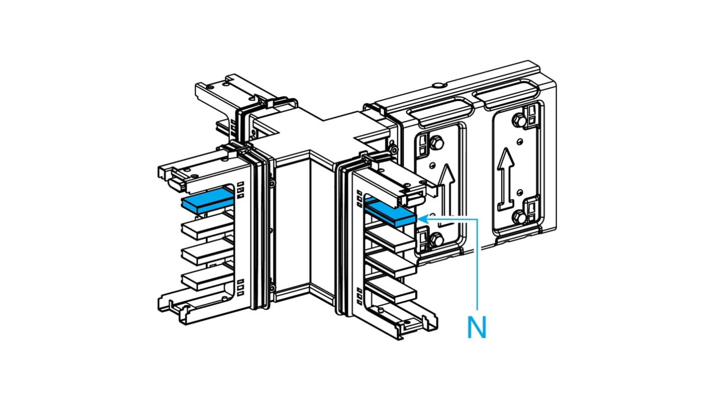 KSA400DXC40 | Schneider Electric Cross Elbow Busbar Trunking, 400A ...