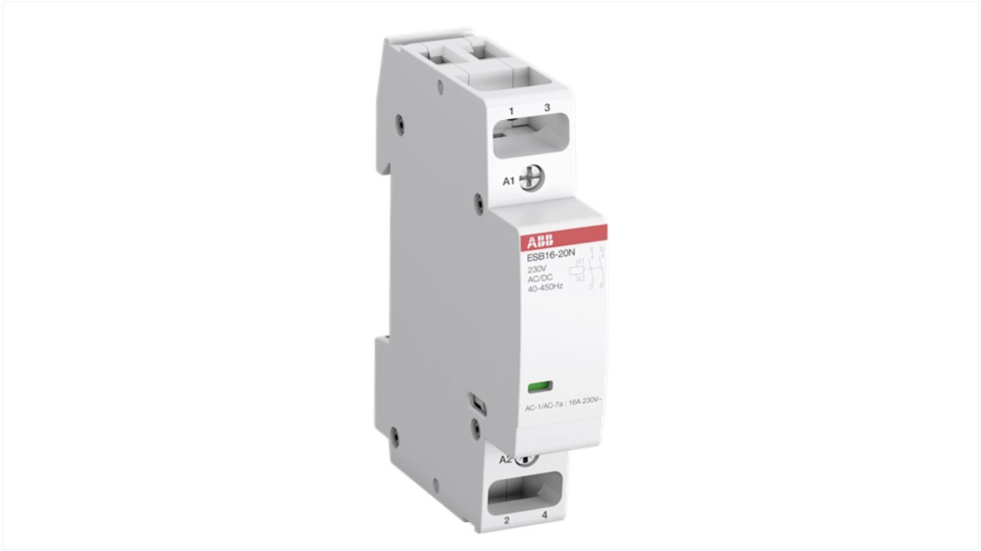 1SBE111111R0120 | ABB ESB16-20N-01 ESB Contactor, 24 V ac/dc Coil, 2 ...