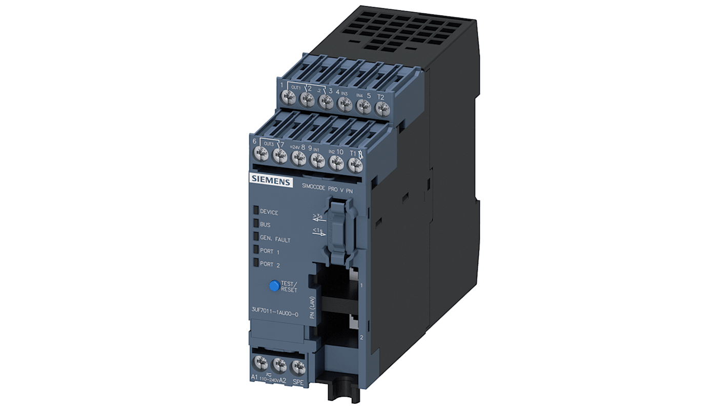 3UF7011-1AU00-0 | Siemens 6 A SIRIUS Motor Controller, 240 V | RS