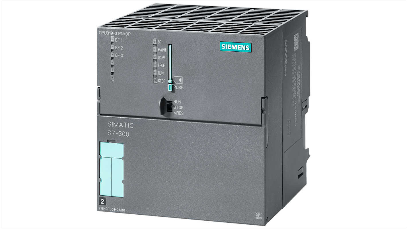 6ES7318-3EL01-0AB0 | Siemens SIMATIC S7-300 Series PLC CPU for Use with SIMATIC S7-300 | RS