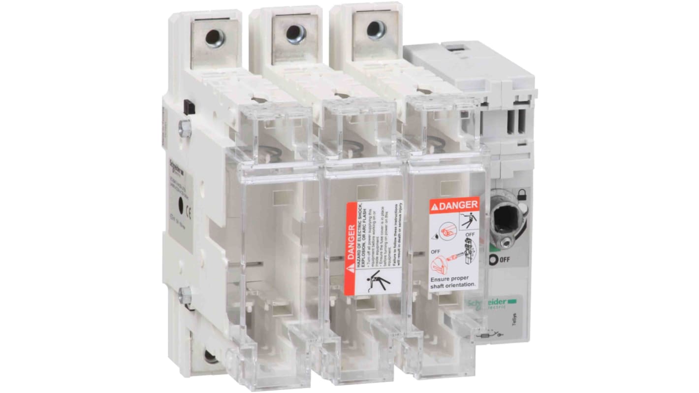GS2KK3 | Schneider Electric Fuse Switch Disconnector, 3 Pole, 125A Max ...