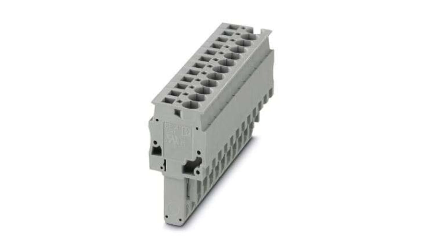 3043006 | Phoenix Contact 6.2mm Pitch Pluggable Terminal Block, Plug ...