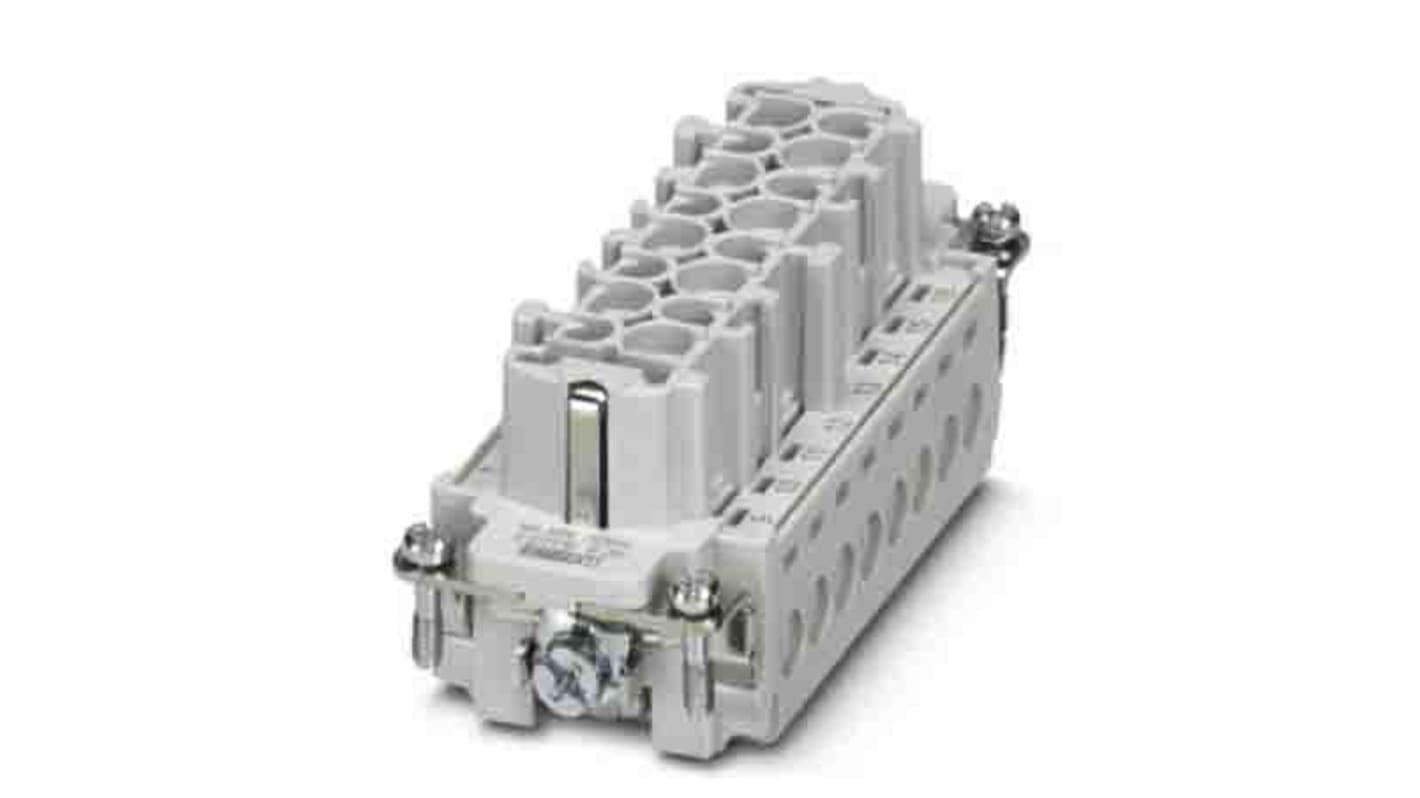 1584884 | Phoenix Contact Heavy Duty Power Connector Insert, 16A ...