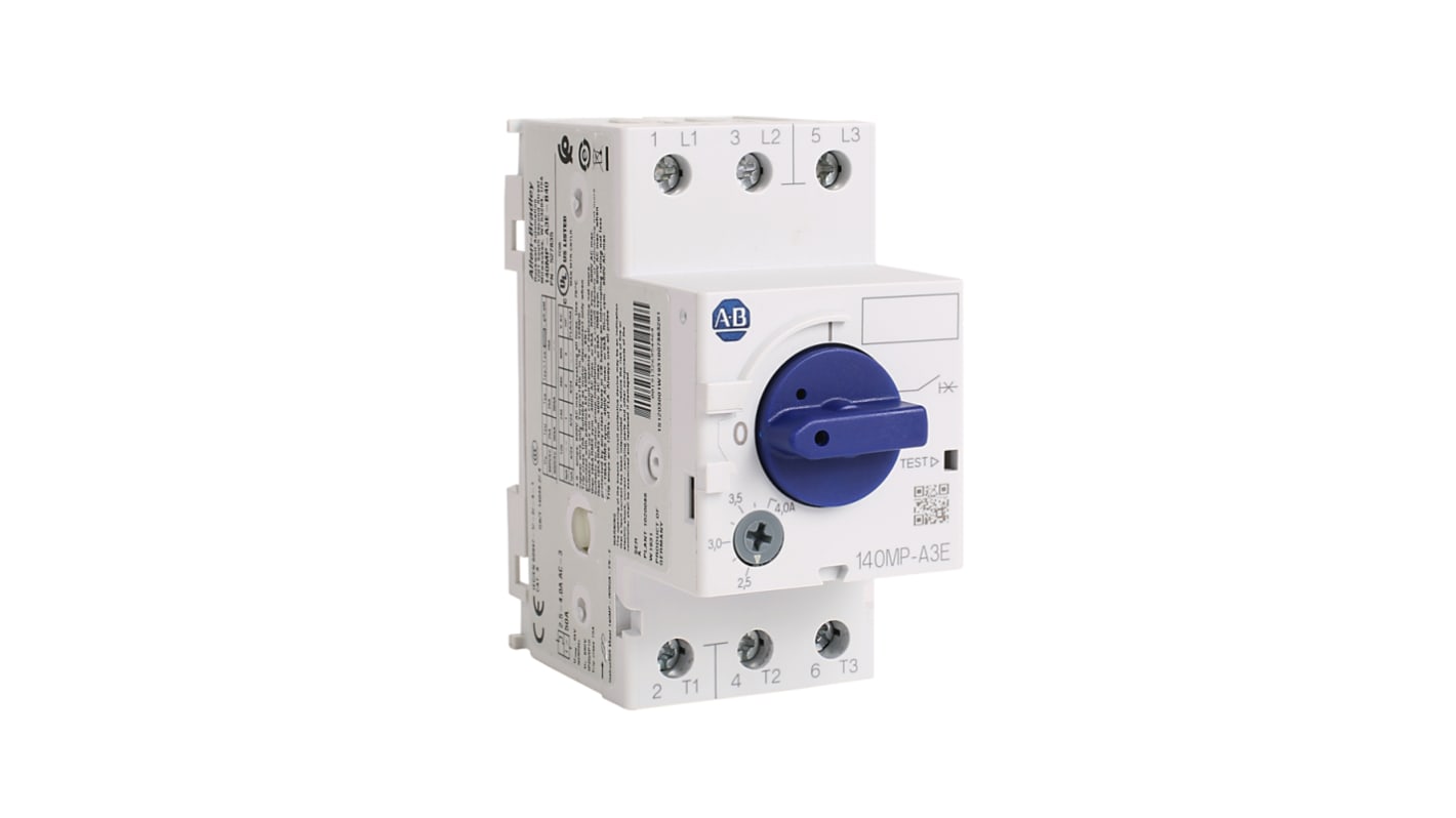 140MP-A3E-B16 | Rockwell Automation 1.6 A 140MP Motor Protection Unit ...
