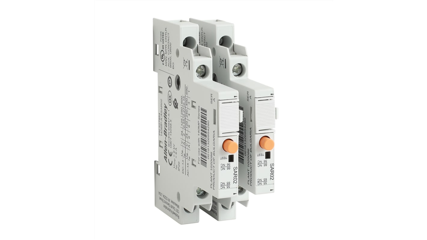 140MP-A-ASAR11 | Rockwell Automation Bulletin Contactor, 2-Pole, 1NC ...