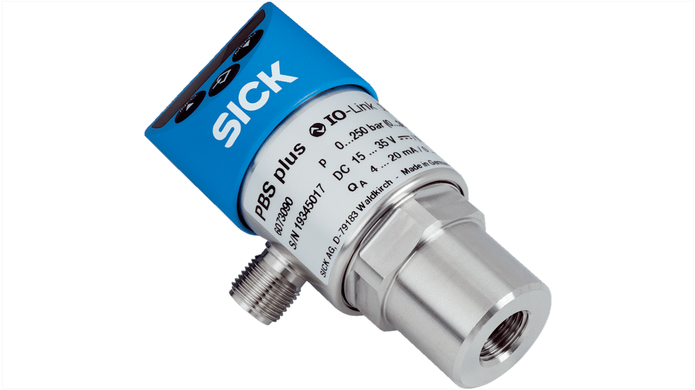 PBS2-RB010SG2SS0LMA0Z | Sick PBS Plus Series Pressure Sensor, 0bar Min ...
