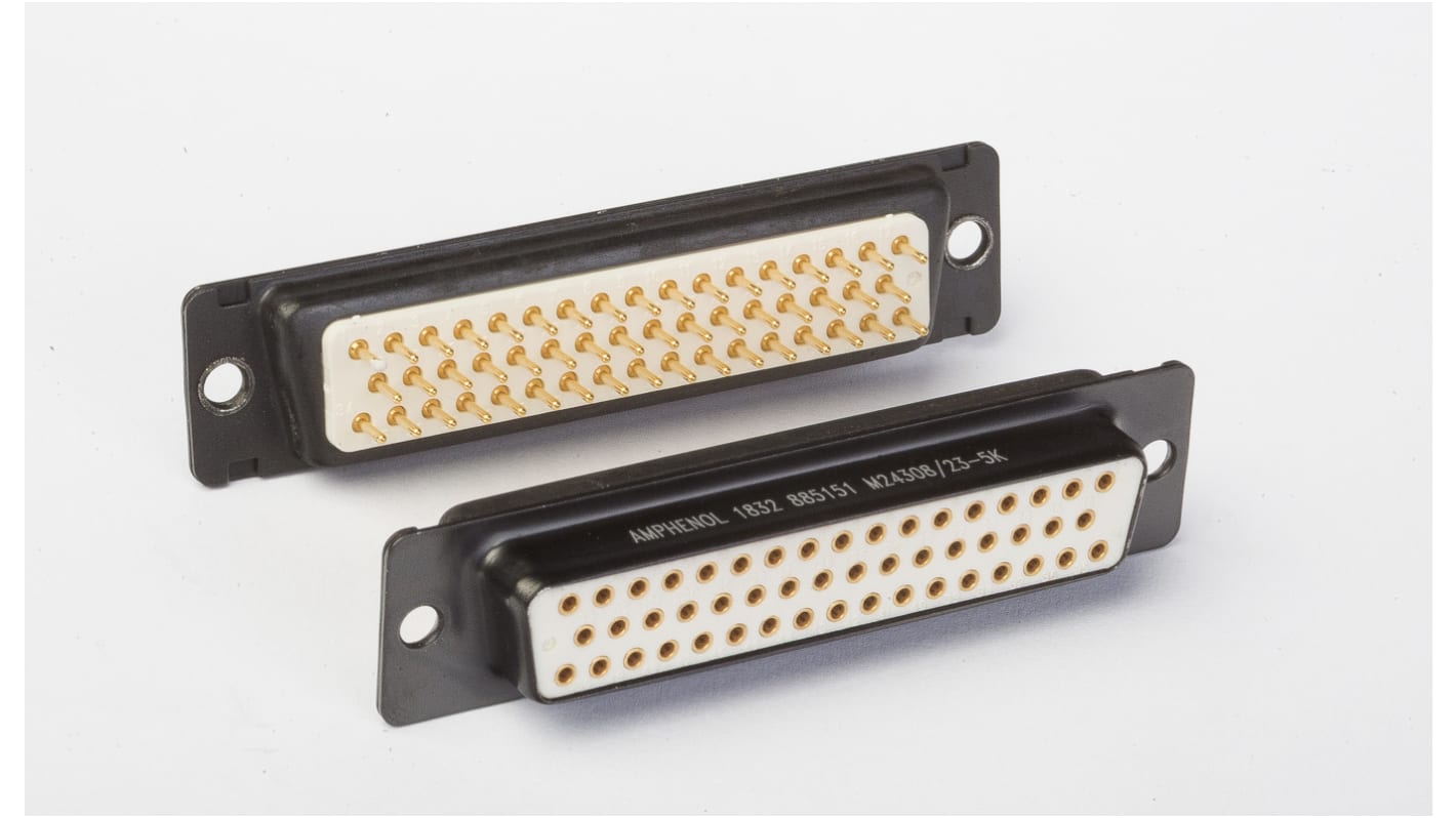 M24308/23-70F | Amphenol India M24308 62 Way Panel Mount D-sub ...