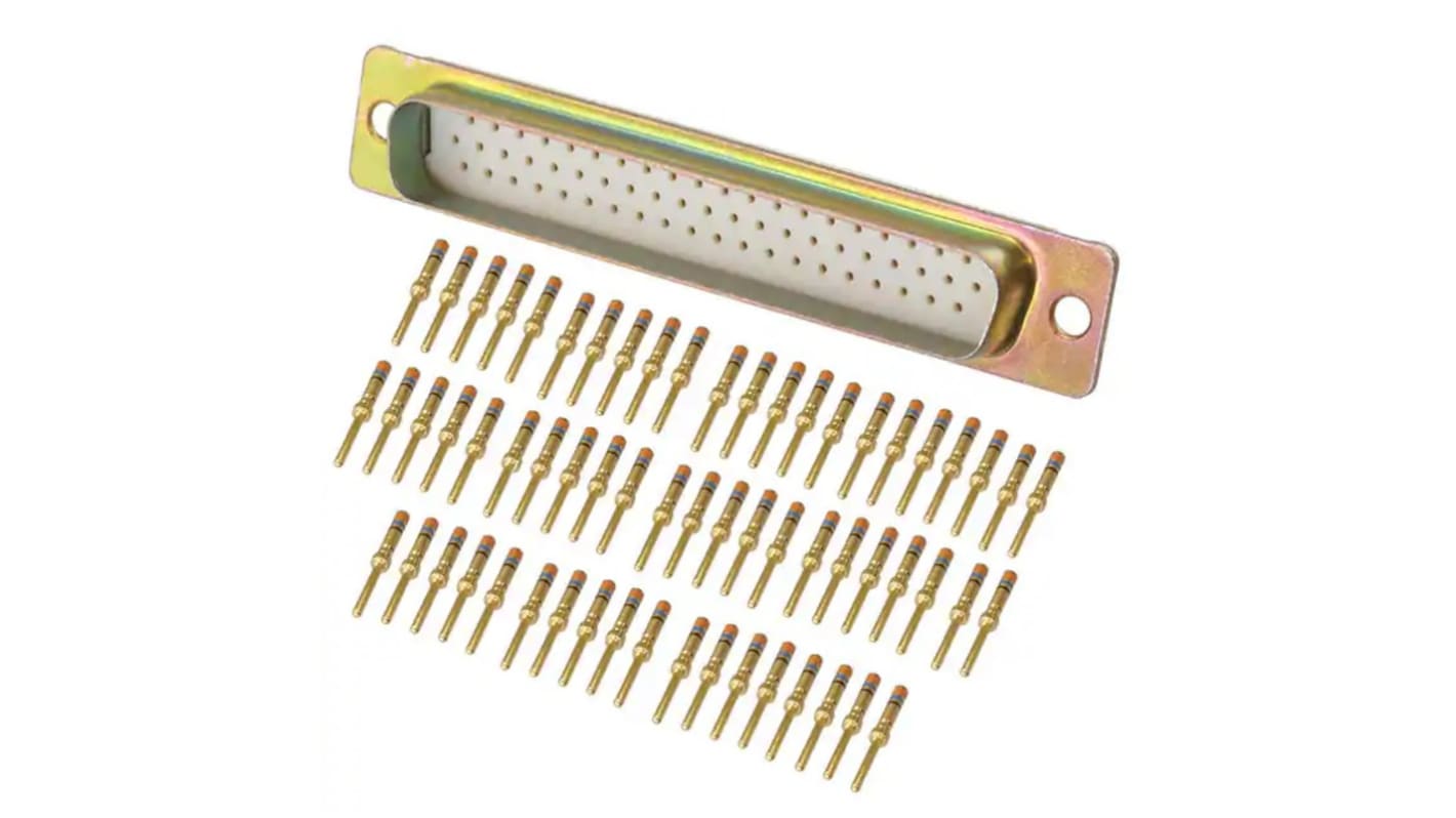M24308/4-14F | Amphenol India M24308 62 Way Panel Mount D-sub Connector ...