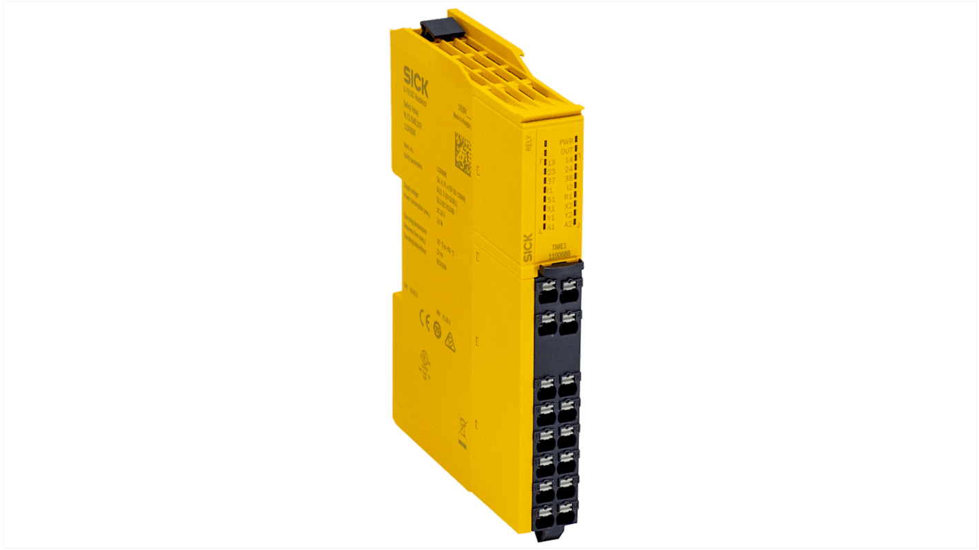 RLY3-TIME100 | Sick Dual-Channel Safety Switch Safety Relay, 16.8 → 30V ...