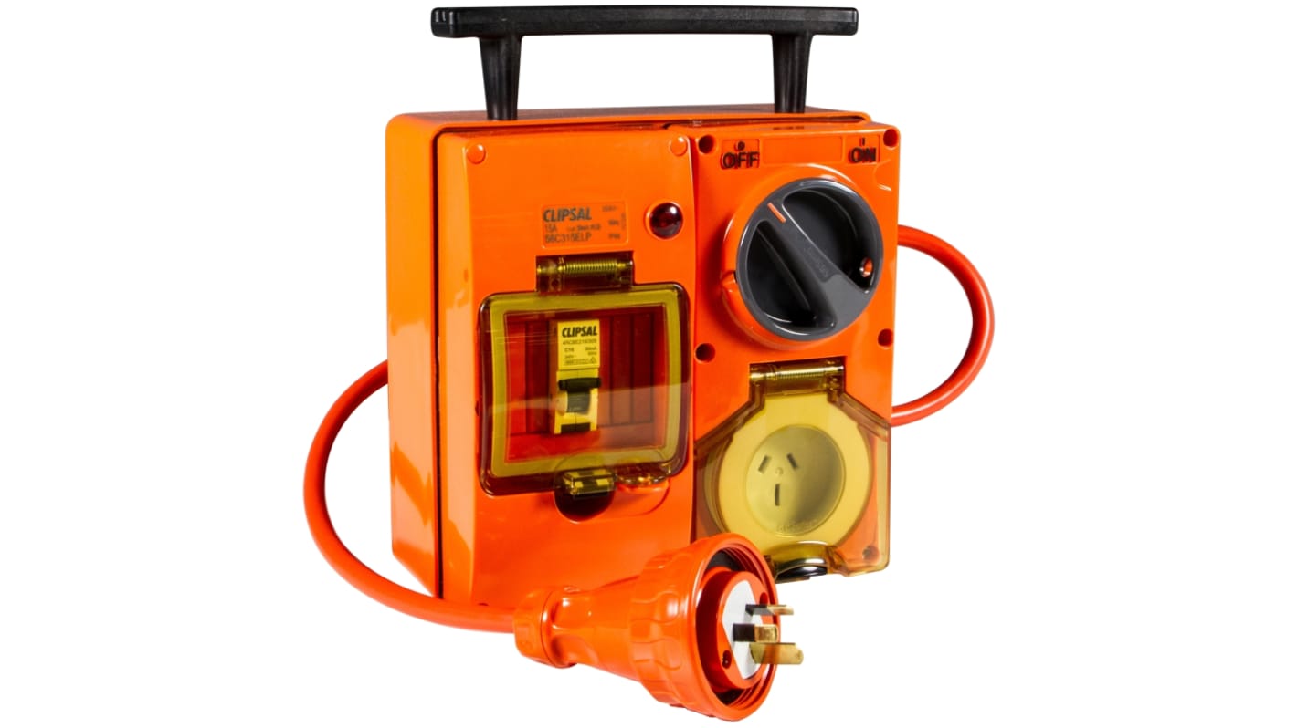 56C315ELP-RO | Clipsal Electrical IP66 Orange, Rated At 15A, 250 V | RS