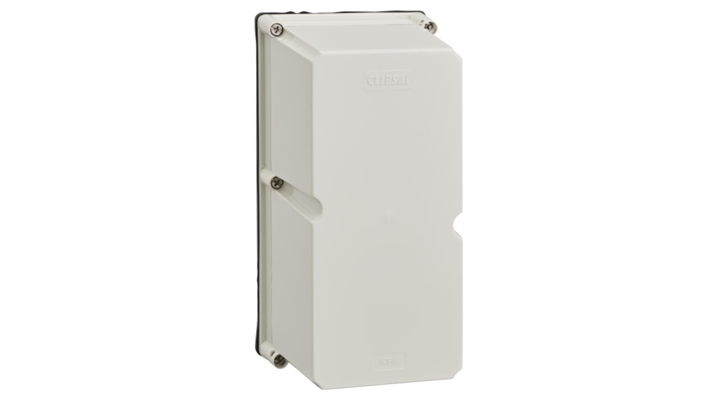 56DB2L-GY | Clipsal Electrical 56 Series Grey PC Back Box, IP66, 2 ...