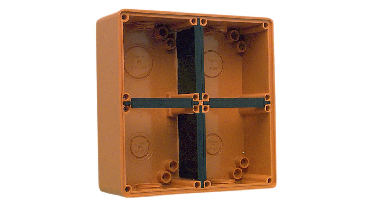 56E4-RO | Clipsal Electrical 56 Series Orange PVC Back Box, IP66, 4 ...