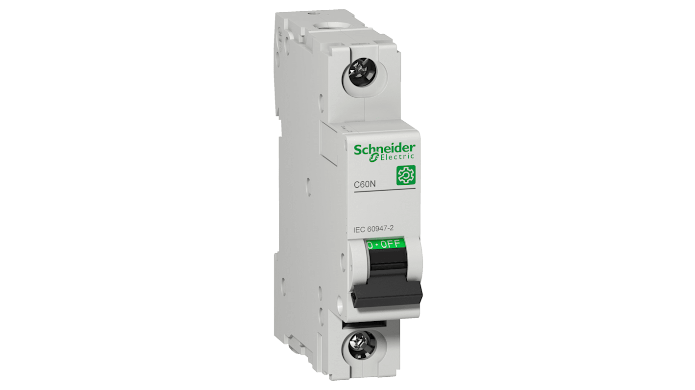 M9F11110 | Schneider Electric Multi 9 C60N MCB, 1P, 10A Curve C, 10 kA ...