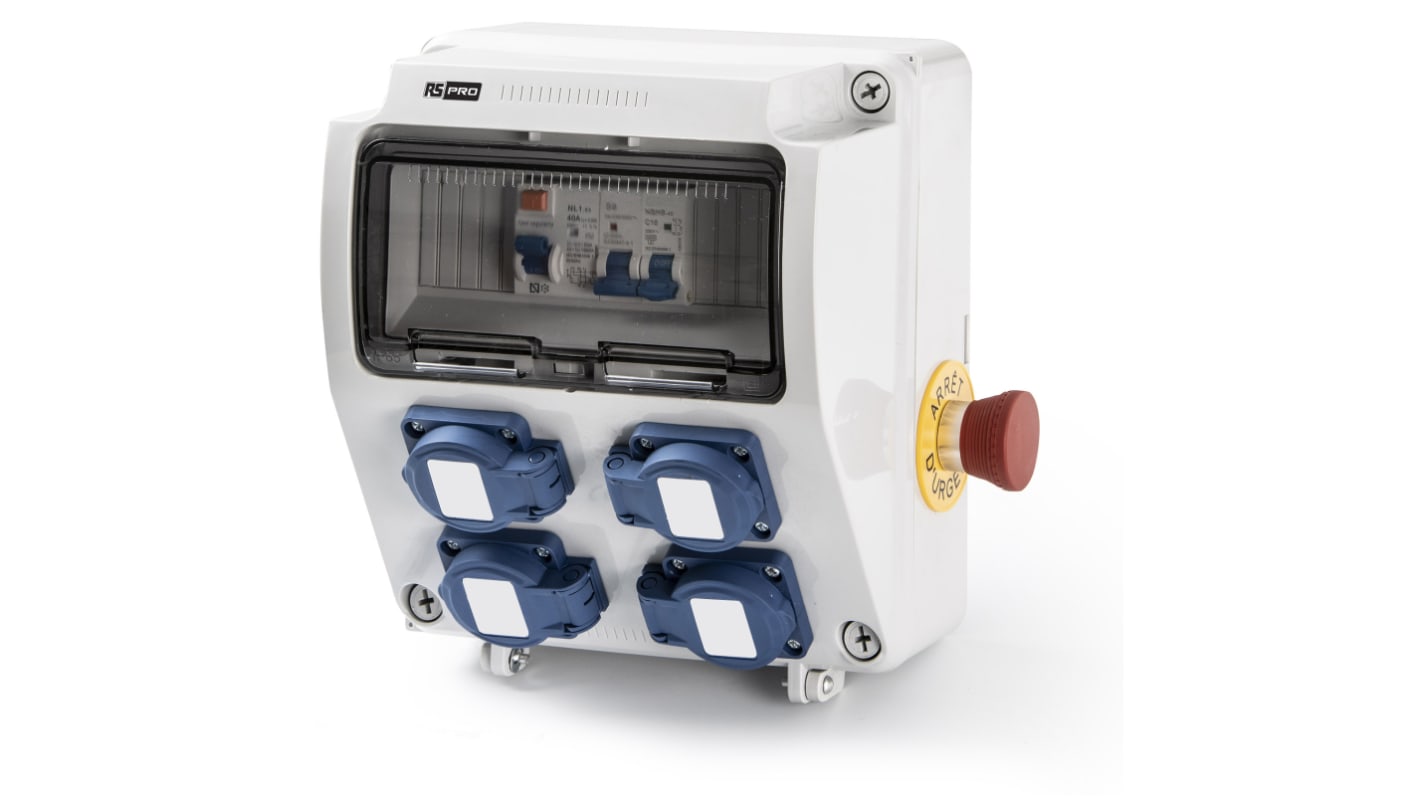 RS PRO Blue Industrial Power Socket, Rated At 16A, 230 V | RS